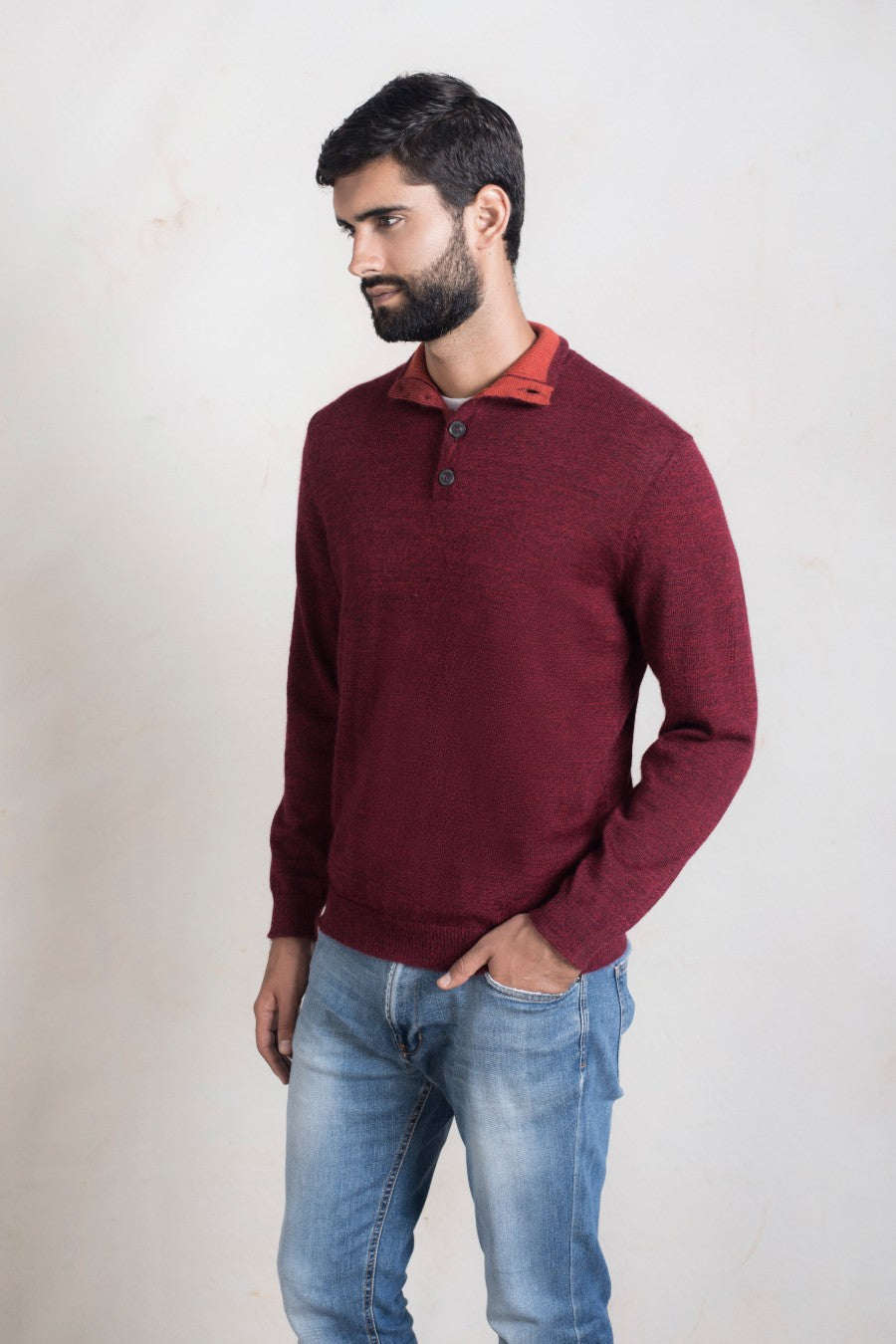 Raul Sweater Baby Alpaca Color Lust&Bossanova