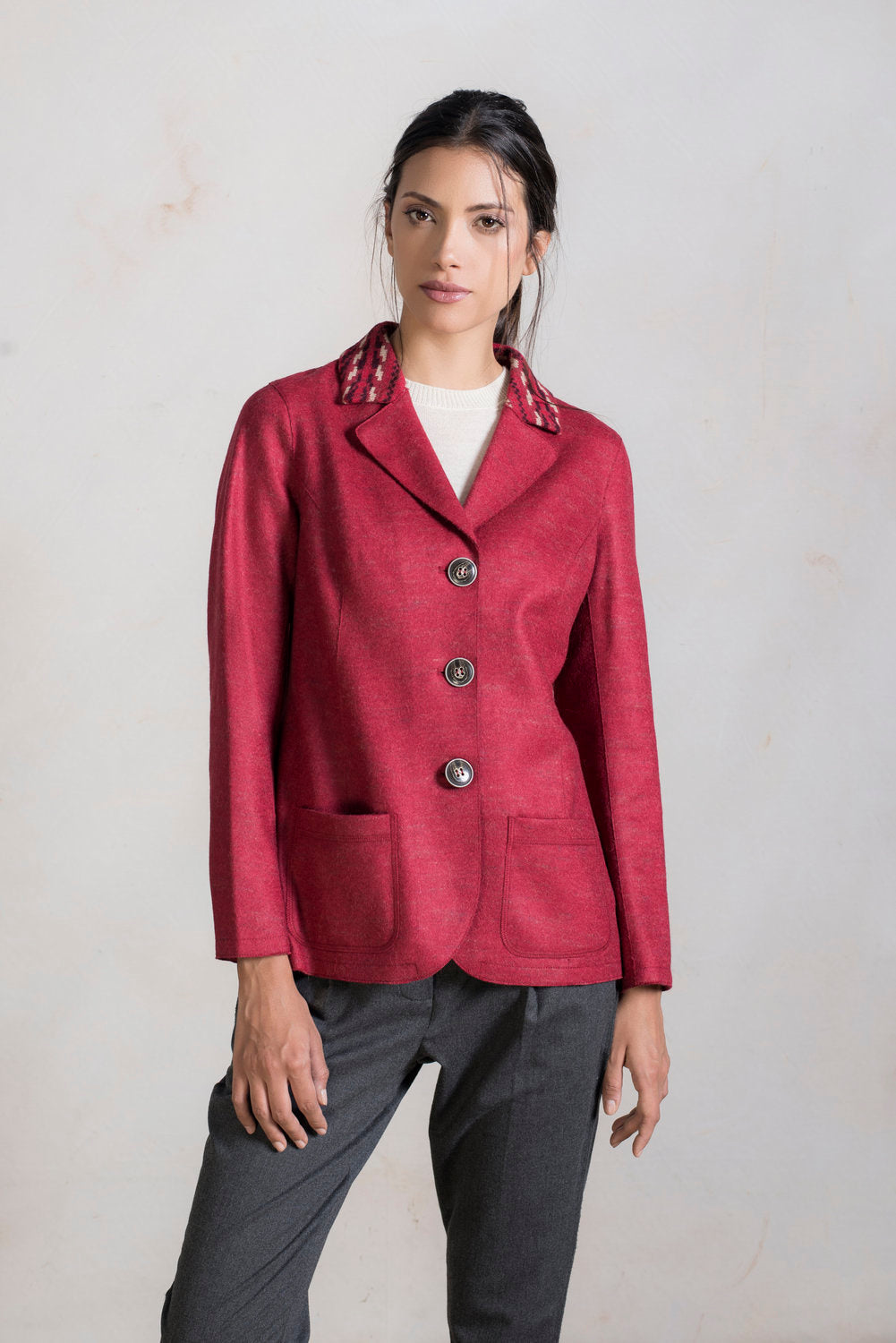 Relay Jacket Baby Alpaca Color Ravel