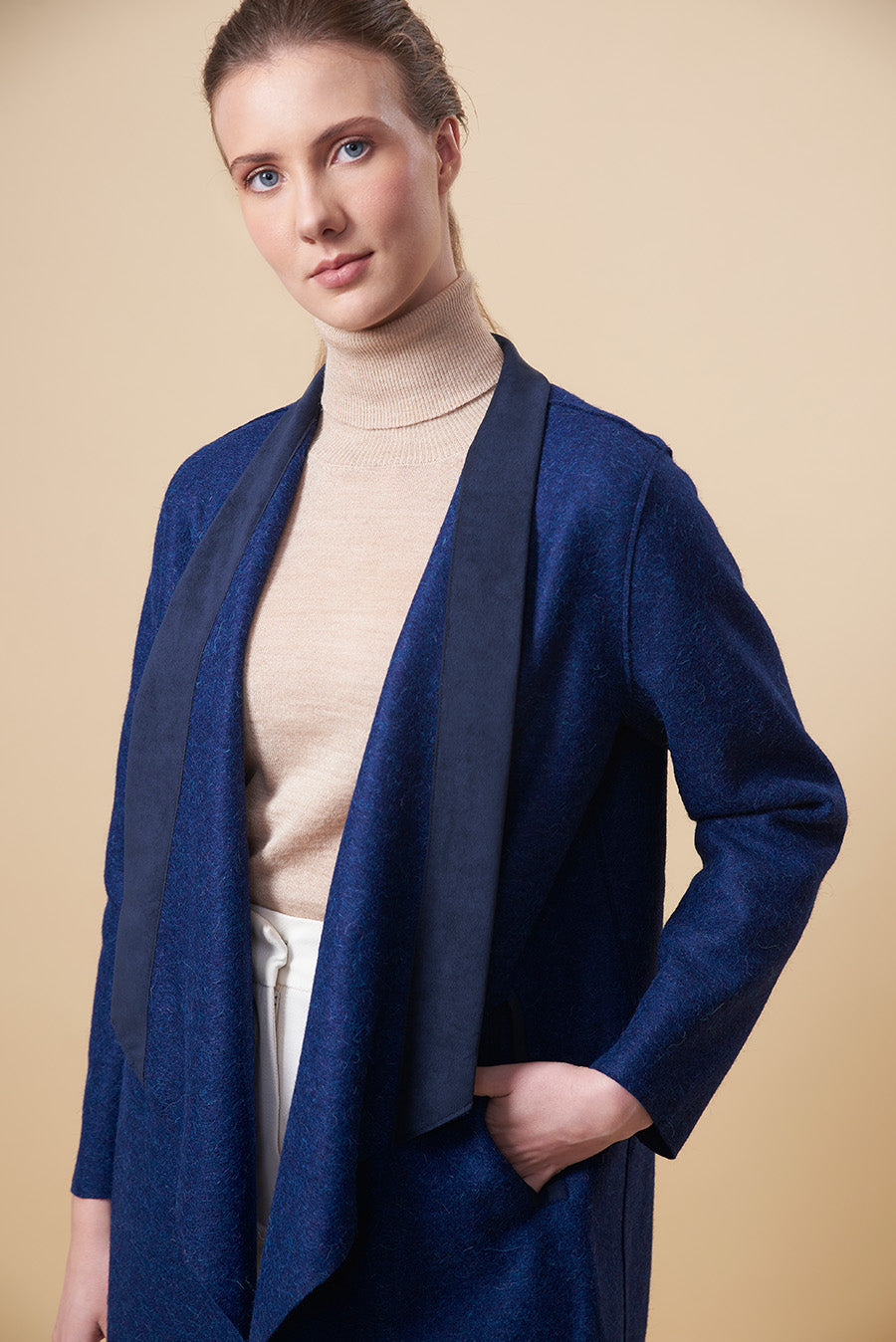 Runaway Coat Alpaca & Wool Color Astral