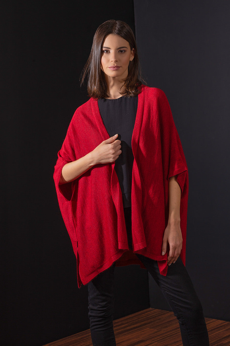 Tandem Cape Royal Alpaca Color Rosso