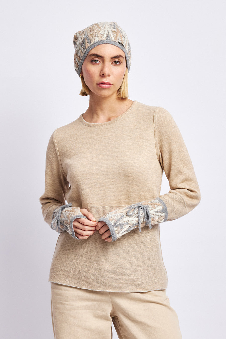 Welcome Hat Baby Alpaca Color Nuage