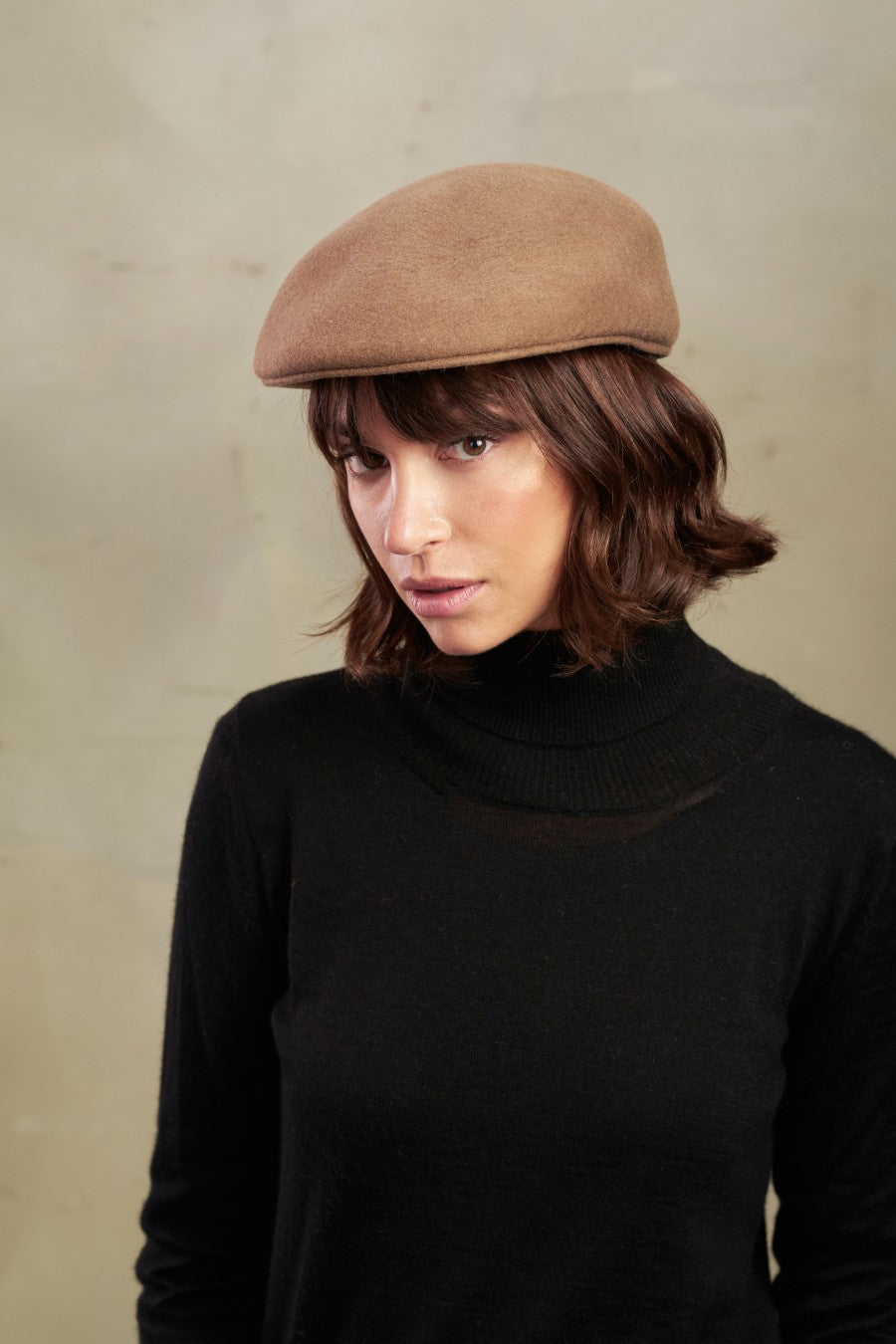 Siam Hat Alpaca & Wool Color Beige