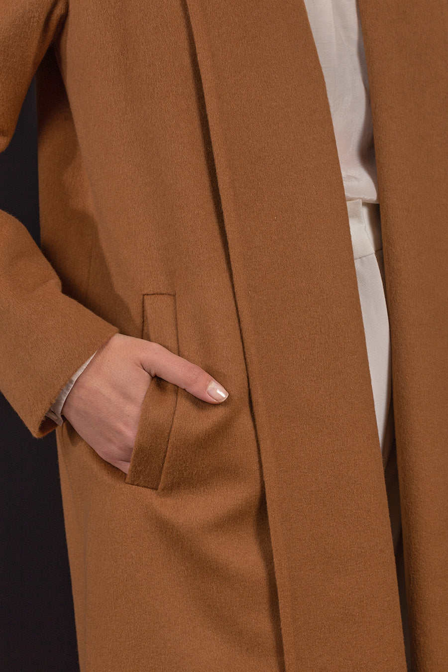 Long Swing - Vicuña Coat Vicuña Color Camel